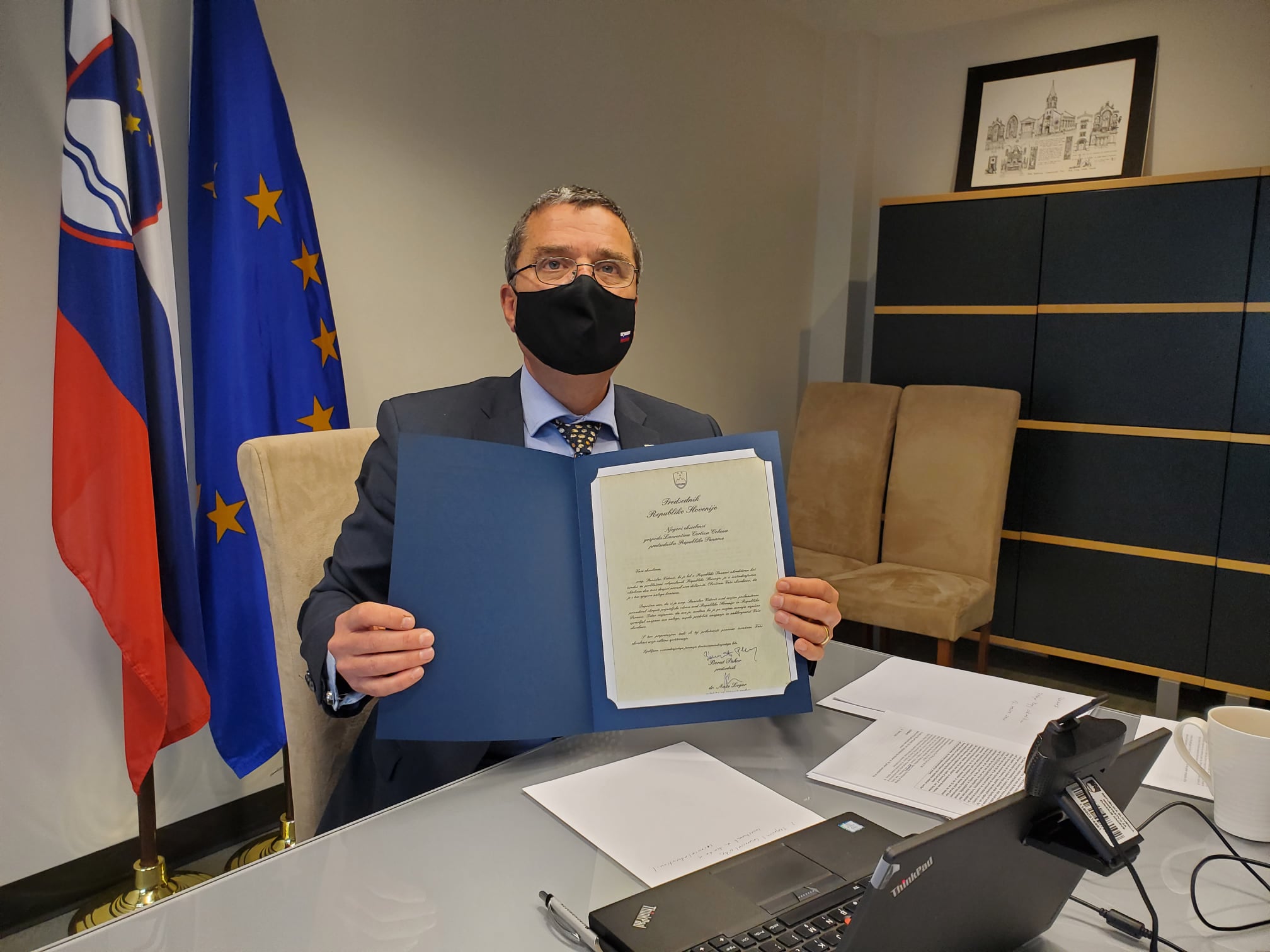 Embajador esloveno Tone Kajzer presentó cartas credenciales a Panamá ...
